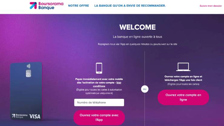 Boursorama Banque : jusqu'à 130 euros offerts le temps d'un week-end