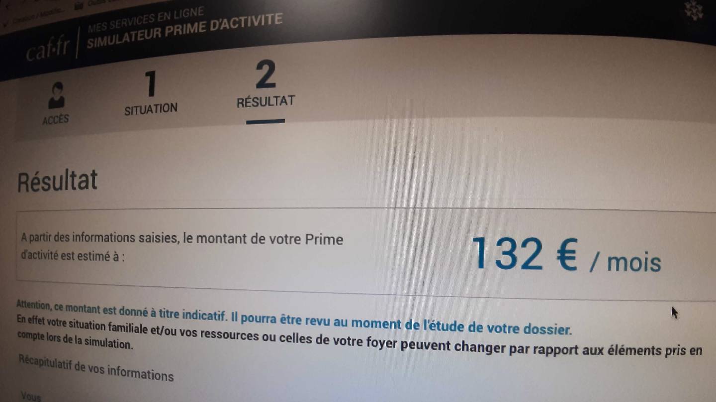 Petit salaire : « Je gagne 1 600 euros par mois, ai-je droit à la prime d'activité